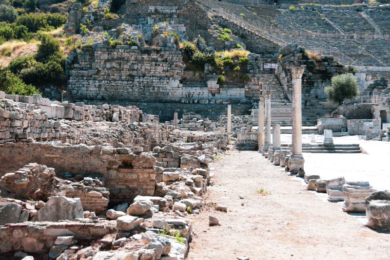 The Ruins at Ephesus, Turkey Editorial Stock Photo - Image of september ...
