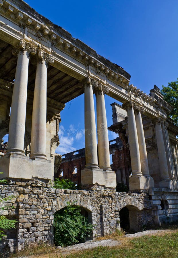 The ruins of Floresti II stock photo. Image of structure - 20755668