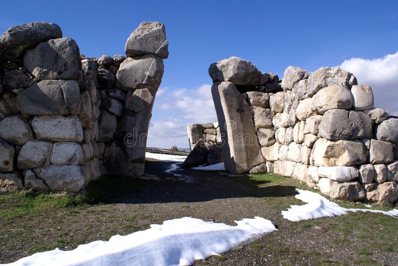 Ruins and gate stock image. Image of protection, obsolete - 2147711