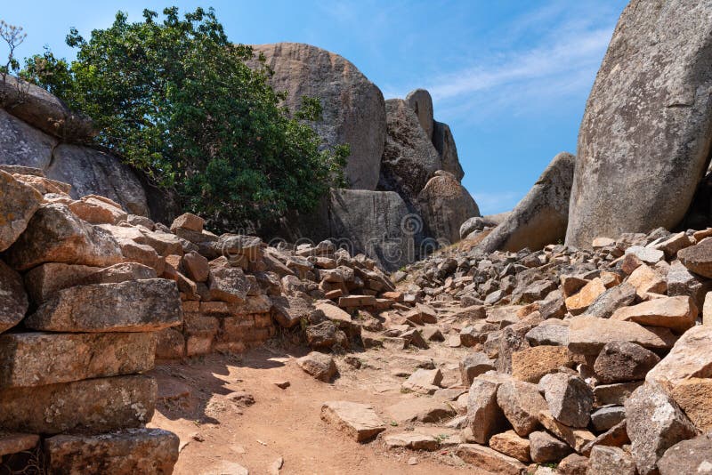 Ruins of Great Zimbabwe during a Nice Winter Day Stock Photo - Image of ...
