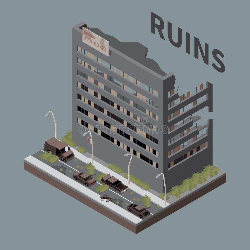 Apocalypse Isometric Background Stock Illustrations – 188 Apocalypse ...