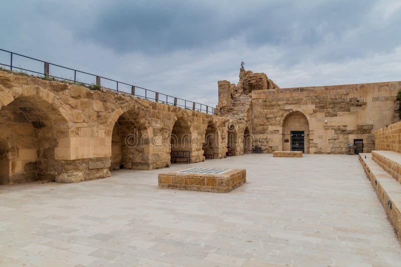 Karak castle stock image. Image of kerak, history, landmark - 187542721