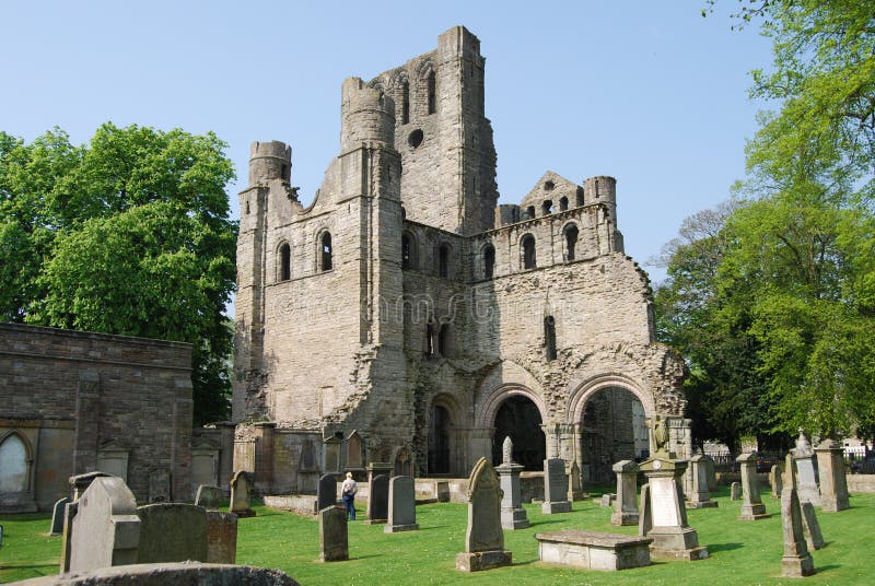 Kelso Abbey, Borders, Scotland Stock Photo - Image of building, borders ...