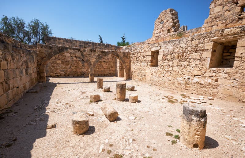 The Ruins of Kolossi Castle. Kolossi. Limassol District. Cyprus Stock ...