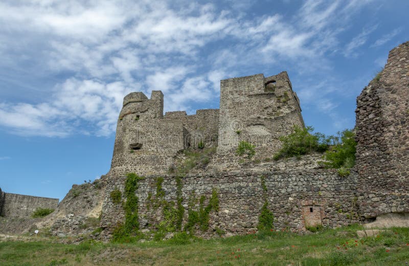 Ruins of the Levice Castle. Levicky Hrad, Slovakia Stock Photo - Image ...