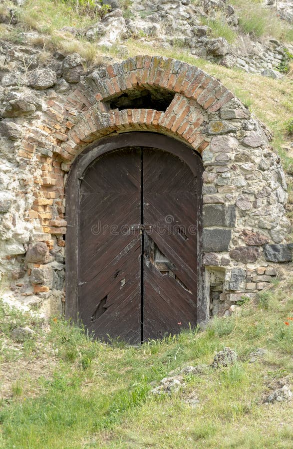 Ruins of the Levice Castle. Levicky Hrad, Slovakia Stock Photo - Image ...