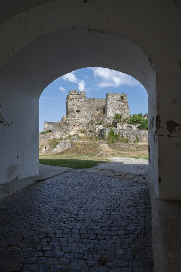 Ruins of the Levice Castle. Levicky Hrad, Slovakia Stock Image - Image ...