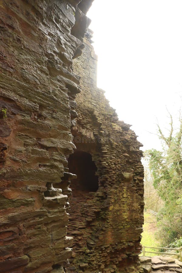 Ruins of Longtown Castle in Herefordshire Stock Image - Image of ...