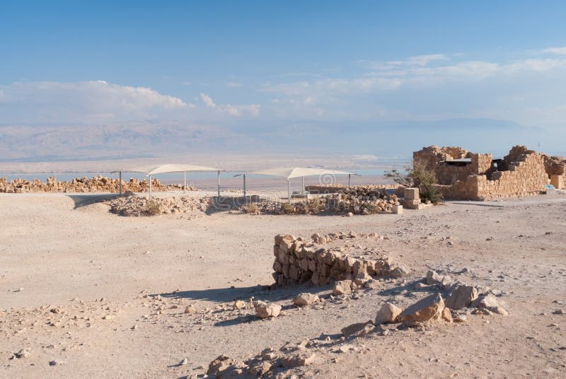 Ruins of Masada stock photo. Image of masada, fortress - 26785632