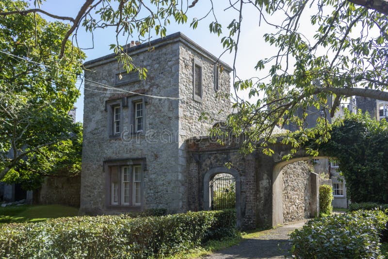 Howth Castle stock photo. Image of tree, tower, medieval - 213091546