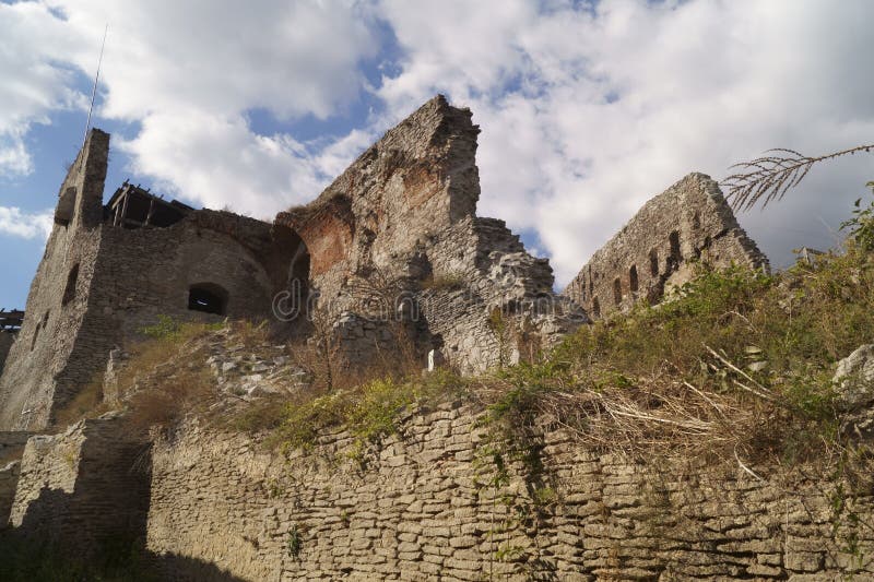 Ruins Medieval Citadel of Deva - Romania Stock Photo - Image of travel ...