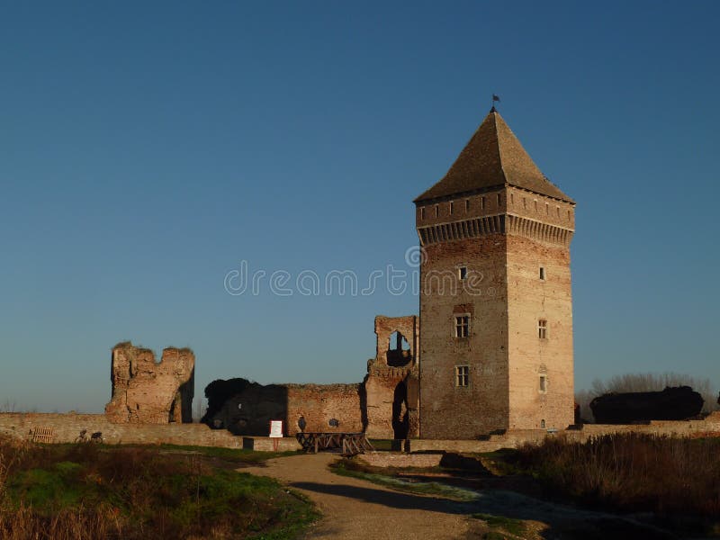 Ruins of Medieval Fortress in Serbia Stock Image - Image of medieva ...