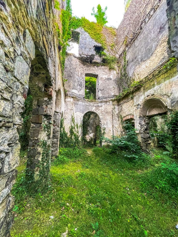 Ruins of Moore Hall County Mayo Ireland Stock Photo - Image of owned ...
