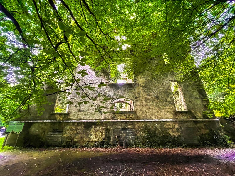 Ruins of Moore Hall County Mayo Ireland Stock Photo - Image of time ...