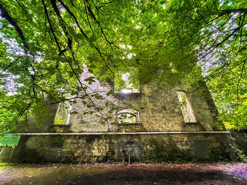 Ruins of Moore Hall County Mayo Ireland Stock Image - Image of 1800 ...