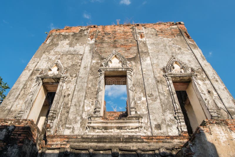 Ruins Museum Thailand stock photo. Image of attraction - 73665382