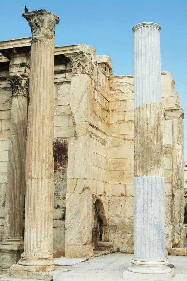 Ruins od Acropolis stock photo. Image of edifice, scenic - 15368608