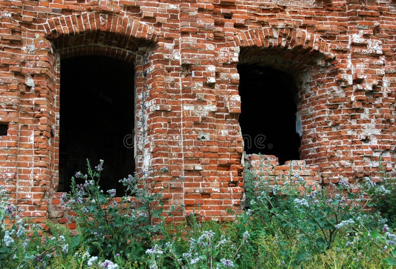 Ruins of old building stock photo. Image of estate, country - 12018868