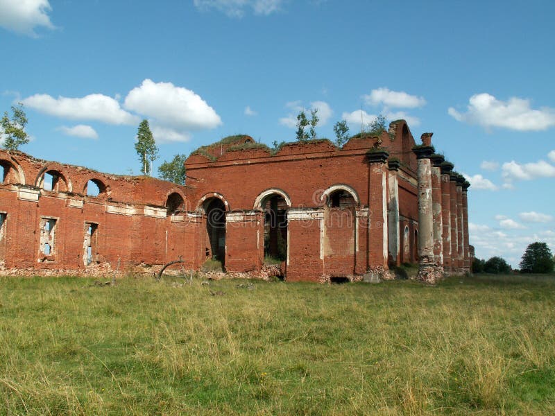 Ruins of old building stock photo. Image of facade, decrepit - 19492242