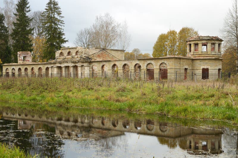 The Ruins of the Old Building. Stock Image - Image of building, nature ...