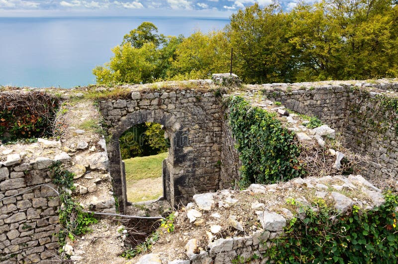 Old Ruins On The Mountain Top Stock Photo - Image of landscape ...