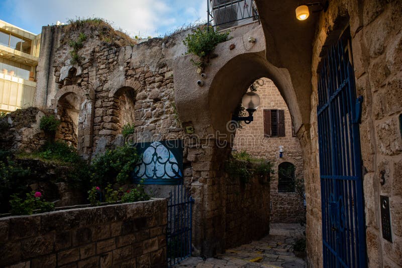Ruins in Old Jaffa Town in Israel Stock Photo - Image of street, ruins ...