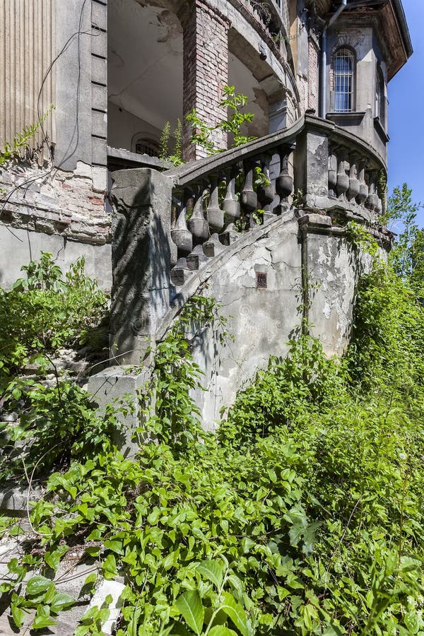 The Ruins of the Old Manor House Stock Photo - Image of damaged ...