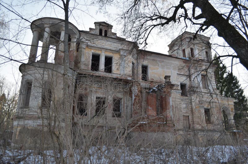 The Ruins of the Old Mansion Stock Image - Image of mansion, ruin: 43569775