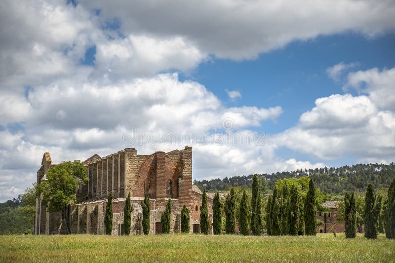 Ruins stock image. Image of building, church, castle - 95609149