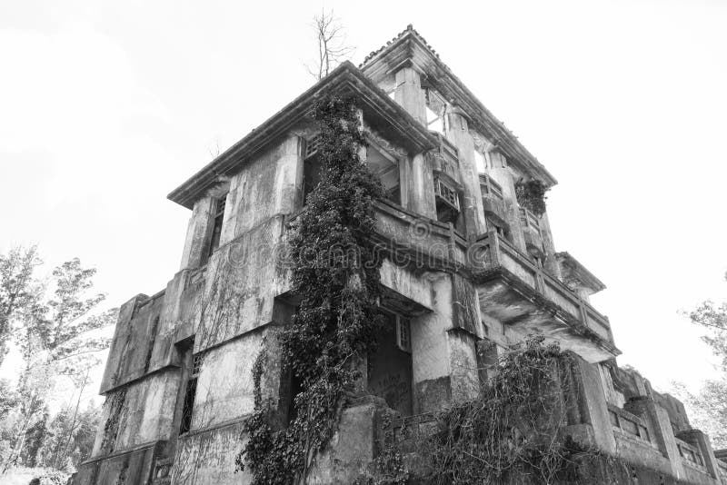 Ruins of an Old Sanatorium in Galicia Stock Image - Image of ancient ...
