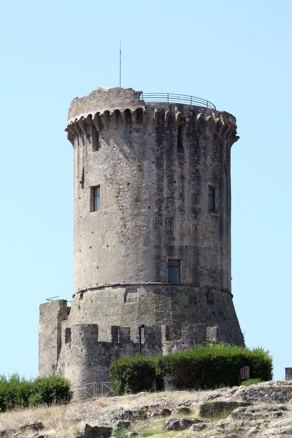 Ruins of a old tower stock image. Image of velia, greece - 10598665