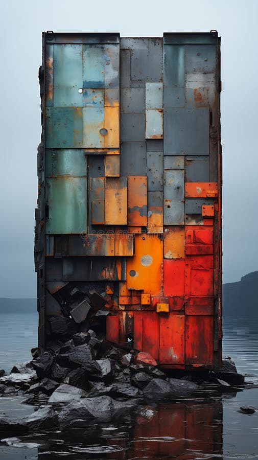 Destroyed Container Stock Illustrations – 163 Destroyed Container Stock ...