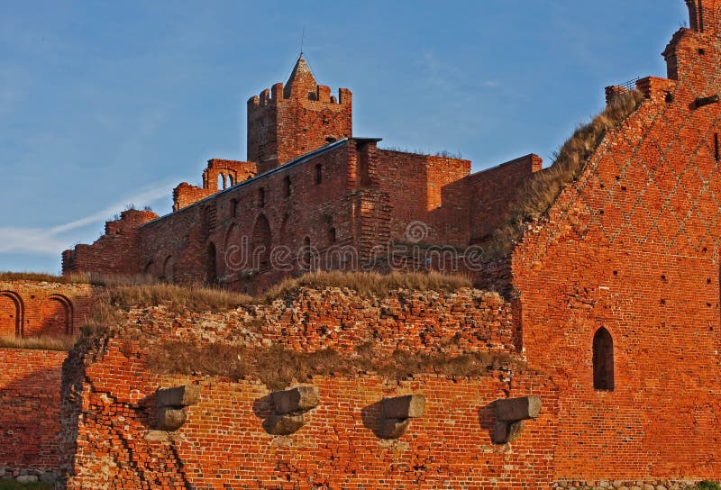 Ruins of Ordensburg castle stock photo. Image of ancient - 17914838