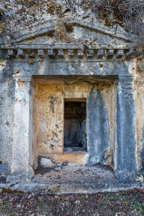 Ruins of Pinara Ancient City Stock Photo - Image of bright, lycian ...