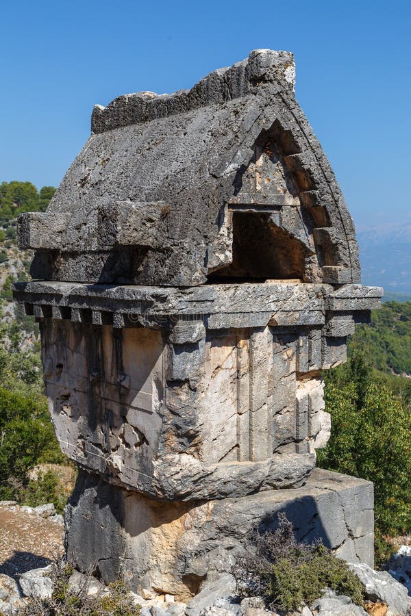 Ruins of Pinara Ancient City Stock Image - Image of history, pinara ...