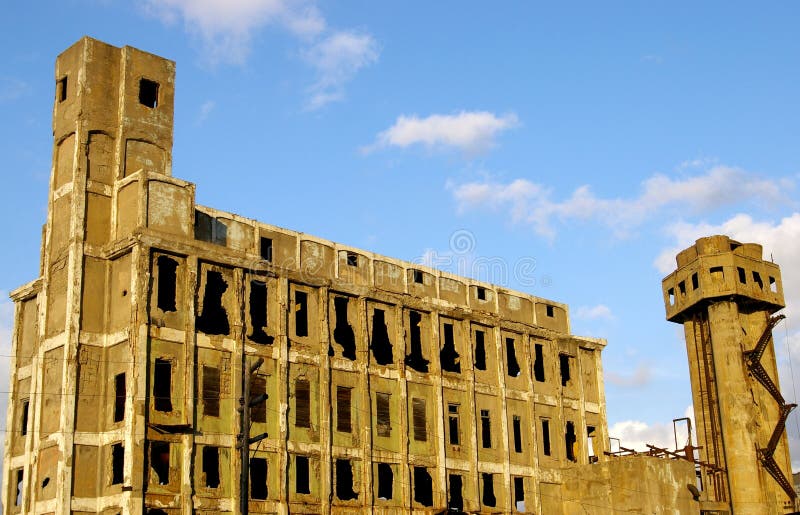 Ruins of the plant stock photo. Image of ruined, tower - 7474250
