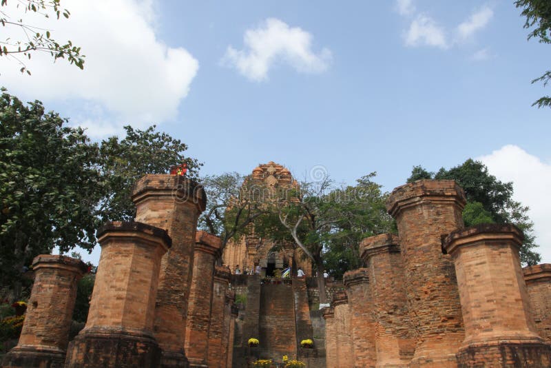 Ruins of Po Nagar Temple stock photo. Image of kauthara - 247651954