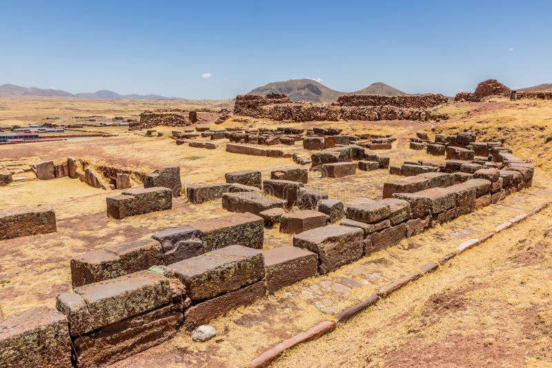 Ruins of Pukara Archaeological Complex, Pe Stock Photo - Image of ...