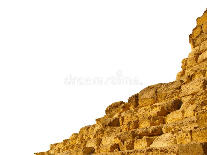 Ruins of the pyramid stock image. Image of desert, background - 18125797