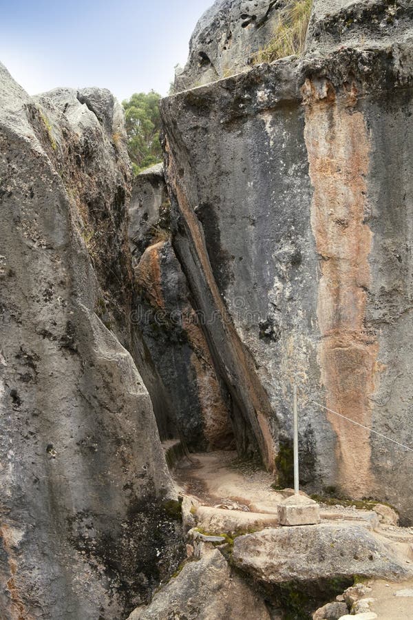 Qenqo Inca Ruin Around Cusco, Peru Stock Photo - Image of peruvian ...