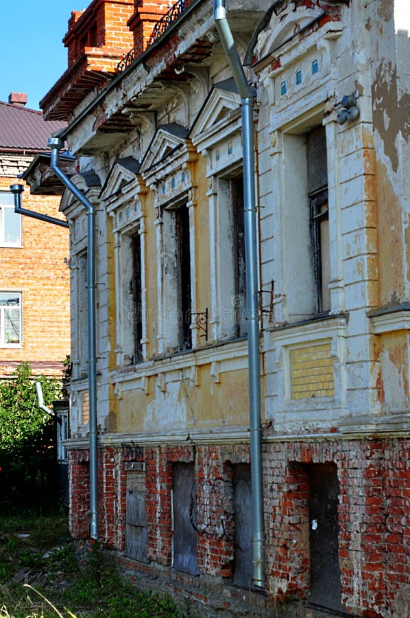 Ruins are the Remains of a Destroyed Building Stock Photo - Image of ...