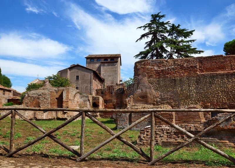 Ruins of the Roman Forum, Italy Stock Photo - Image of italy, landscape ...