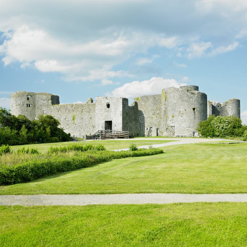 Ruins of Roscommon Castle, County Roscommon, Ireland Stock Image ...
