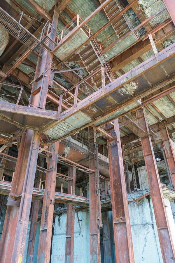 The Ruins of a Ruined Building. a Ruined Distillery Stock Image - Image ...