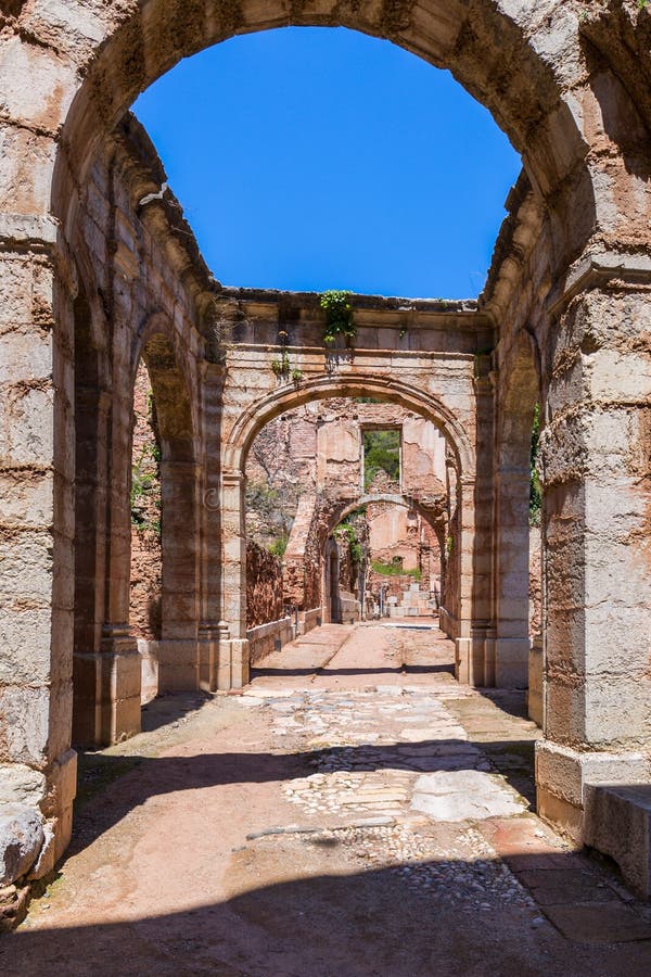Ruins of Scala Dei Monastery in Priorat (aka Priorato), Catalonia ...