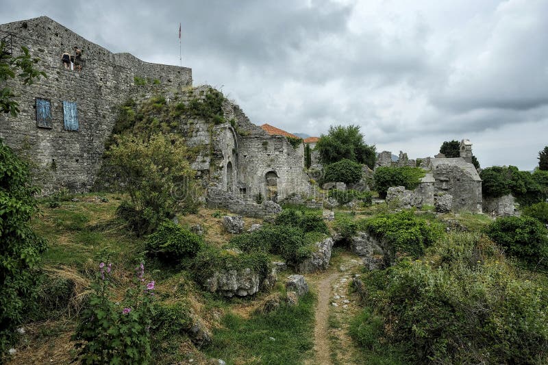 Stari Bar Montenegro stock photo. Image of buildings - 26094392
