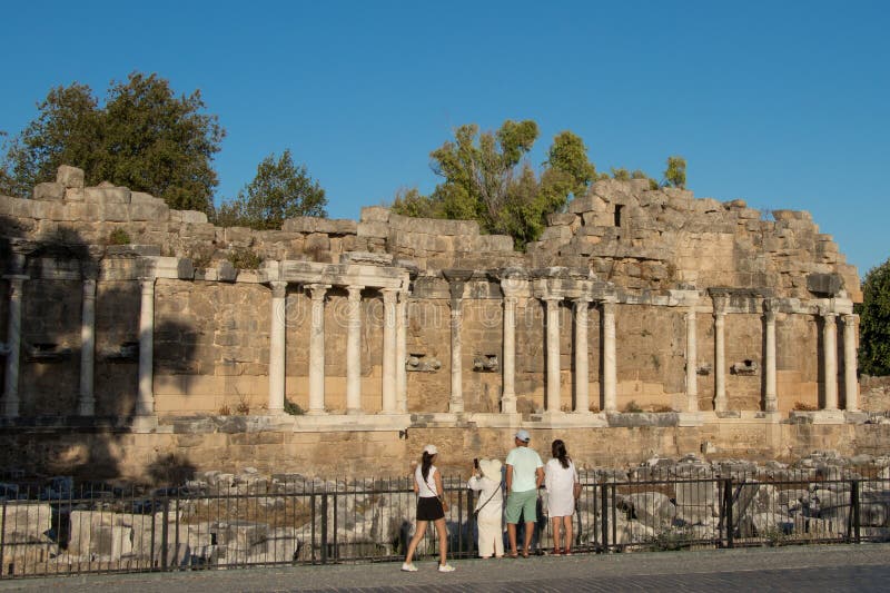 The Ruins of a Stone City from the Time of the Roman Empire. Ancient ...