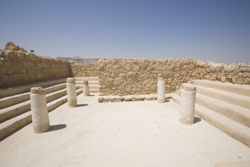 Ruins Of Synagogue At Masada Picture. Image: 3806436