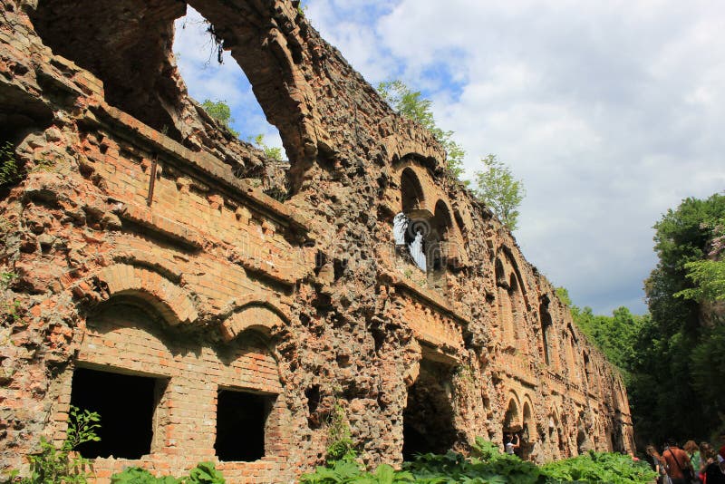 Ruins temple Ukraine rivne stock photo. Image of architecture - 224813134