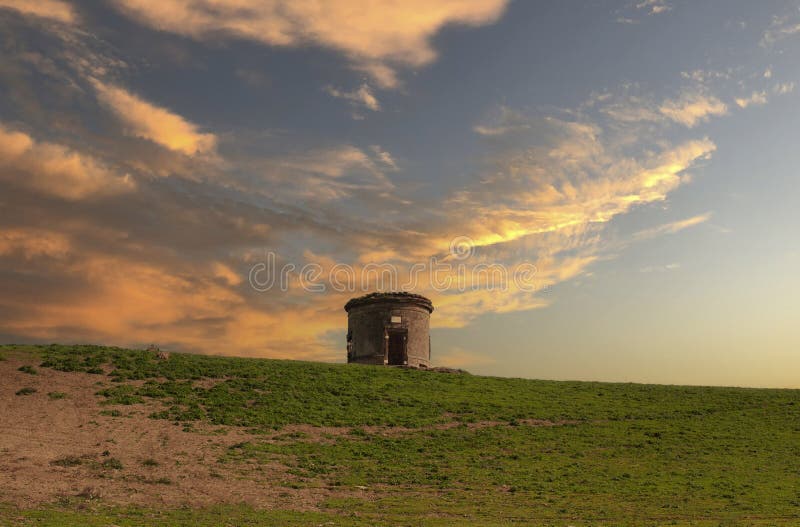Ruins of Torre Righetti in Montecucco Park - Rome Stock Image - Image ...